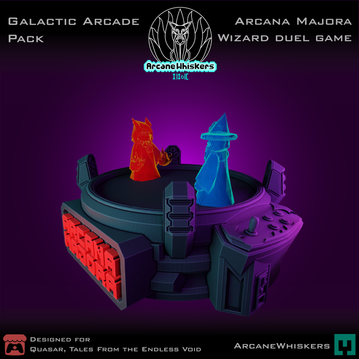3D Printable Galactic Arcade Pack by Arcane Whiskers