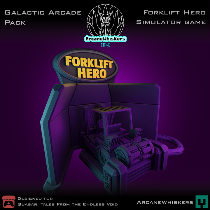 3D Printable Galactic Arcade Pack by Arcane Whiskers
