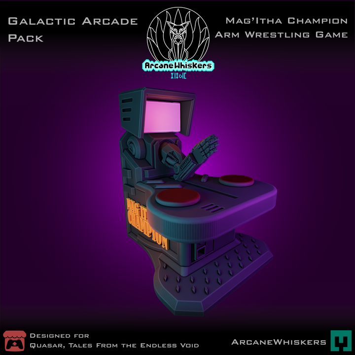 3D Printable Galactic Arcade Pack by Arcane Whiskers