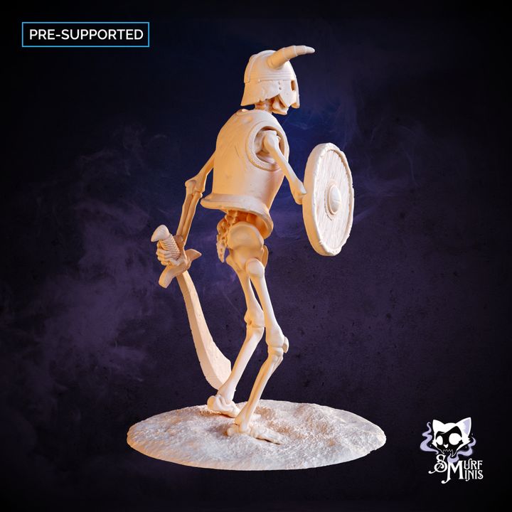 3D Printable Skeleton Soldier B by Smurf Minis