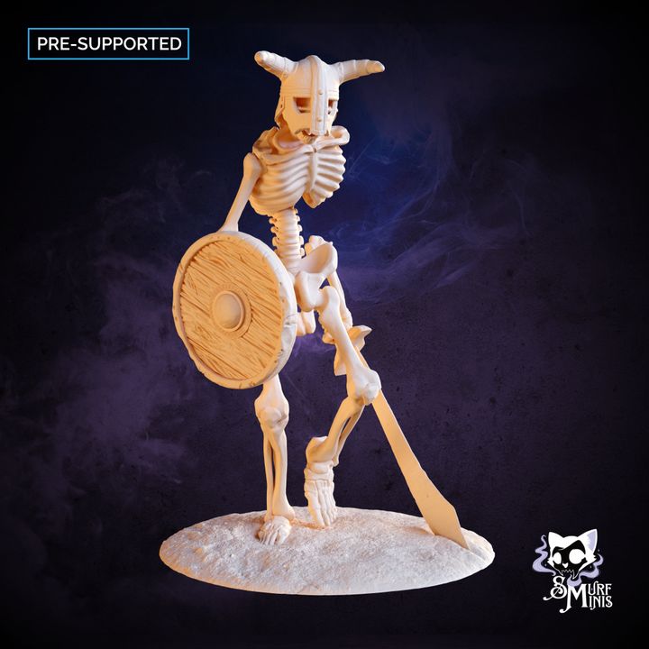 3D Printable Skeleton Soldier C by Smurf Minis
