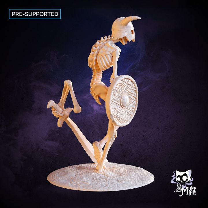 3D Printable Skeleton Soldier C by Smurf Minis