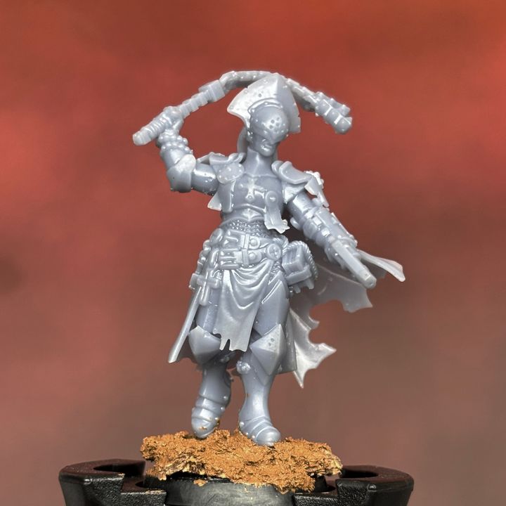 3D Printable Sister of the Crown - Veiled Prioress (Prioress nun) by ...