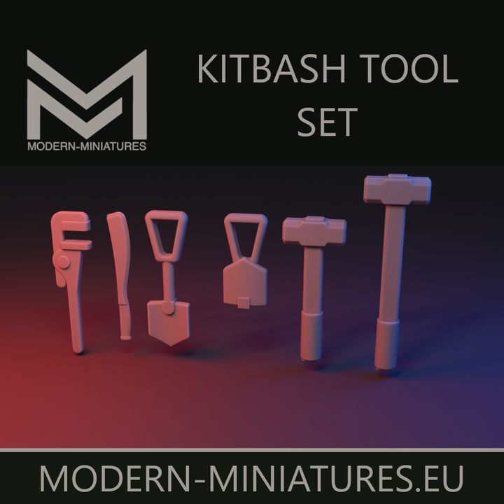 3D Printable Tools for kitbashing. by Modern-Miniatures.eu