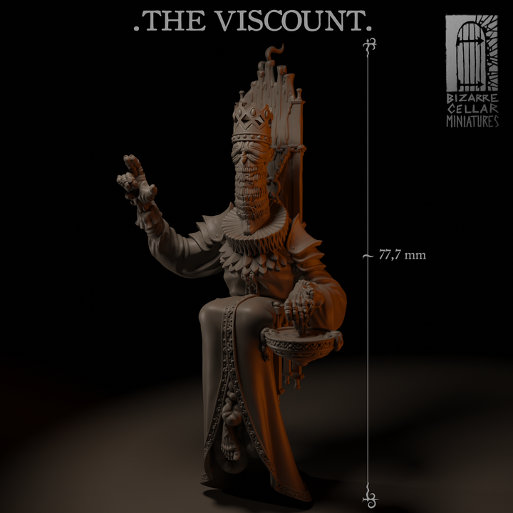 3D Printable THE VISCOUNT (Pre-supported/multiparts) by Bizarre Cellar ...