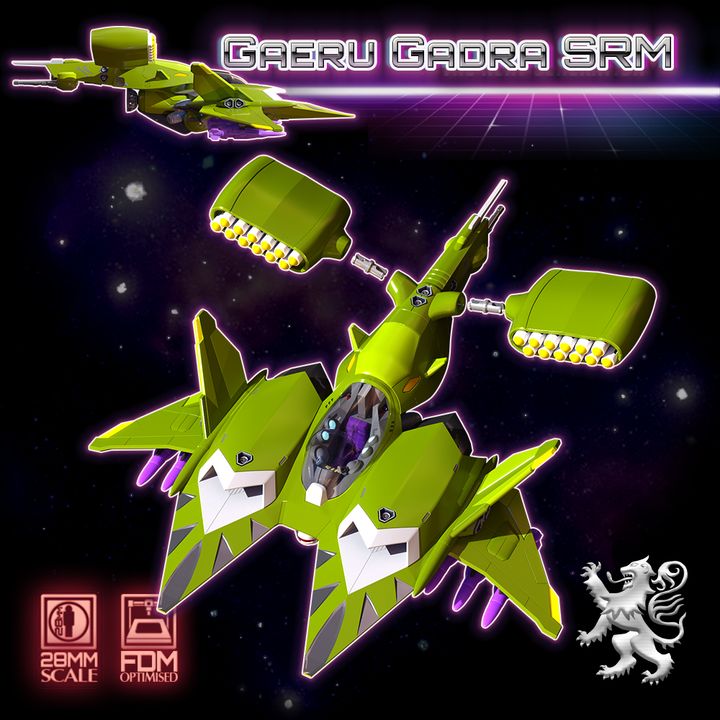 3D Printable Gaeru Gadra SRM by 2nd Dynasty