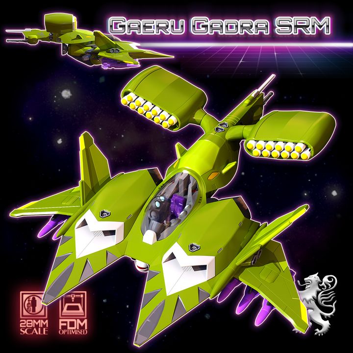 3D Printable Gaeru Gadra SRM by 2nd Dynasty