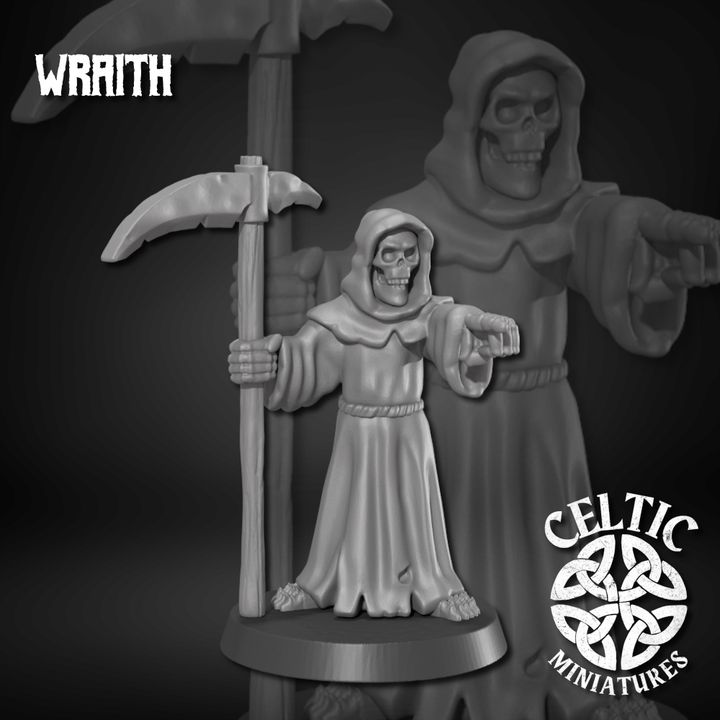 3D Printable Wraiths by Celtic Miniatures