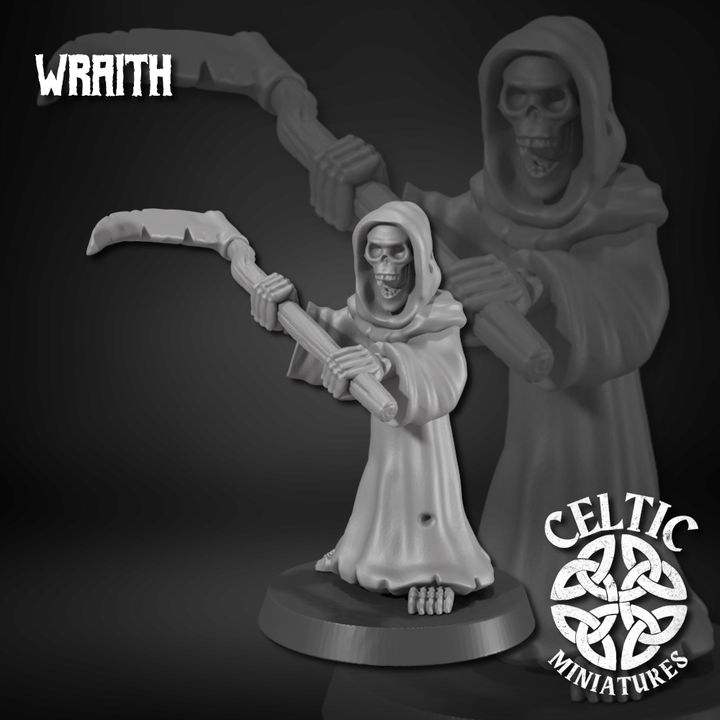 3D Printable Wraiths by Celtic Miniatures
