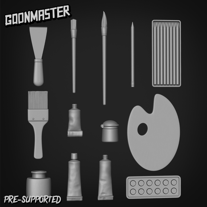 3D Printable Basing Bits 243 - Art Supplies by Goon Master