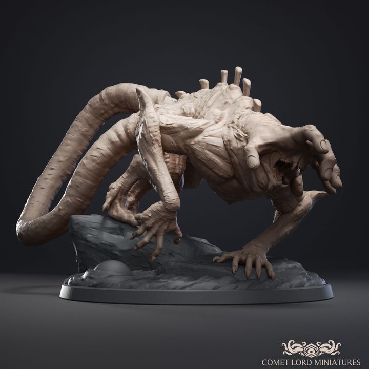 3D Printable Malformed Beast by Comet Lord Miniatures