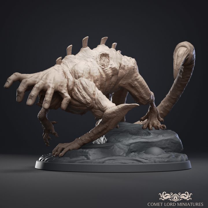 3D Printable Malformed Beast by Comet Lord Miniatures