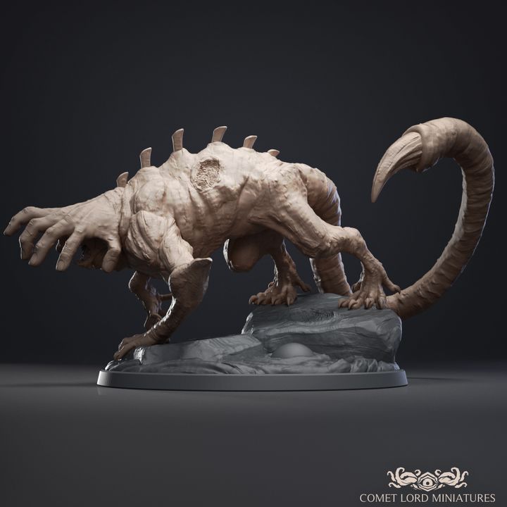 3D Printable Malformed Beast by Comet Lord Miniatures