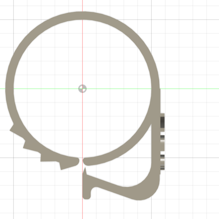 3D Printable Cable Clip by Stephen Mohr