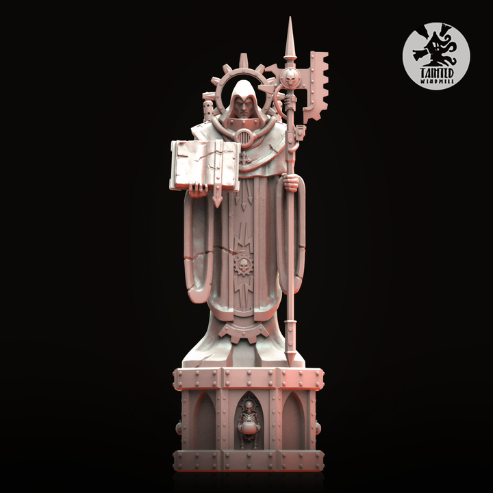 3D Printable Gothic Statues Set 3 by Tainted Windmill