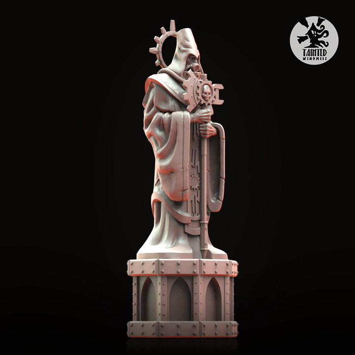 3D Printable Gothic Statues Set 3 by Tainted Windmill