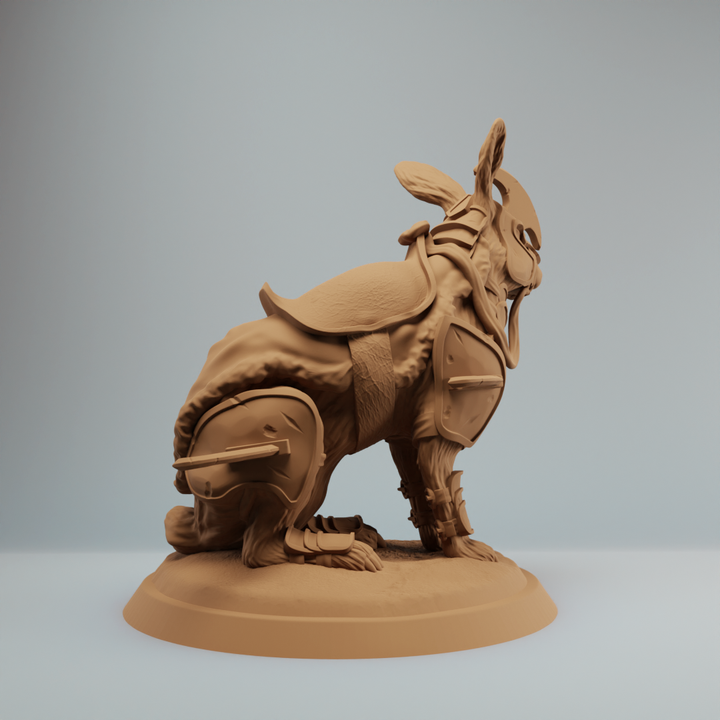 3D Printable Armored Giant Battle Rabbit - pre supported by Vulcan ...