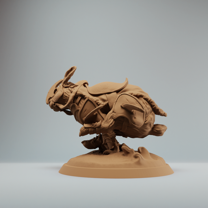 3D Printable Armored Giant Battle Rabbit - pre supported by Vulcan ...