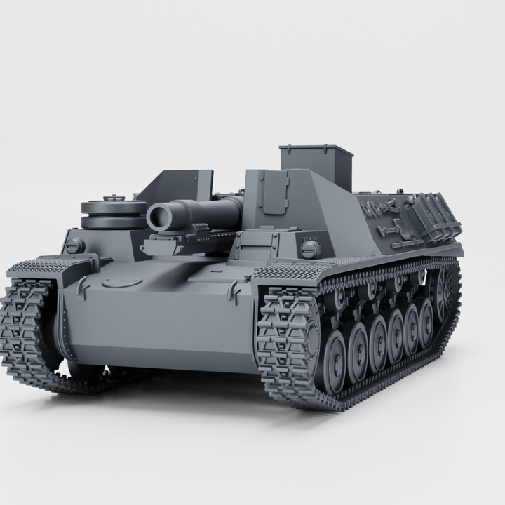 3D Printable Sturmpanzer II Bison (15cm sIG 33 auf Panzer II) (Germany ...