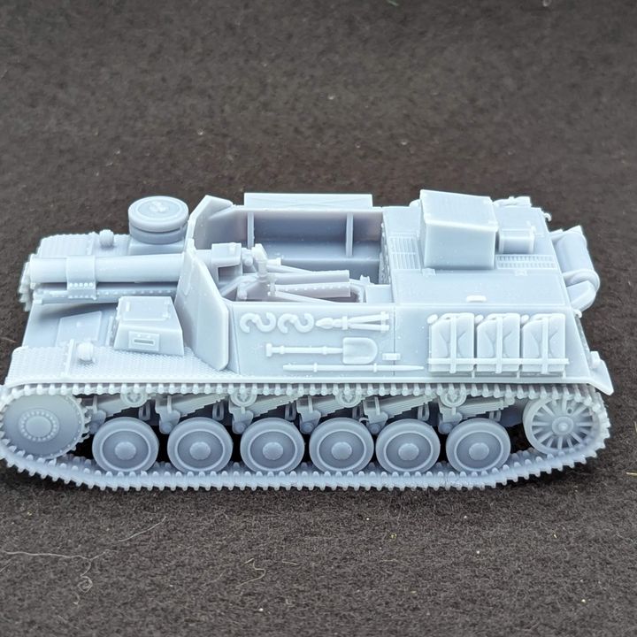3D Printable Sturmpanzer II Bison (15cm sIG 33 auf Panzer II) (Germany ...