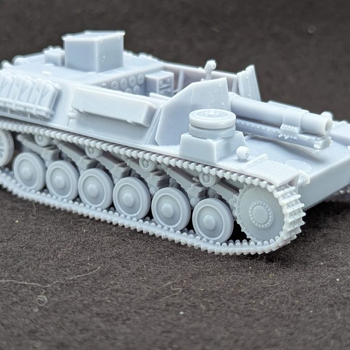 3D Printable Sturmpanzer II Bison (15cm sIG 33 auf Panzer II) (Germany ...