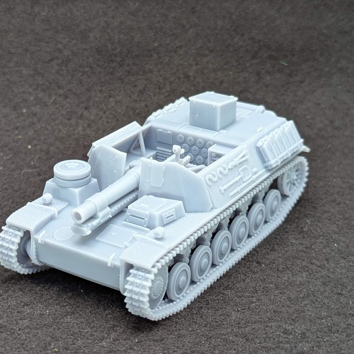 3D Printable Sturmpanzer II Bison (15cm sIG 33 auf Panzer II) (Germany ...
