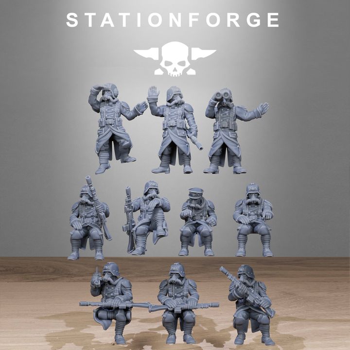 3D Printable Grimguard Vulture Plane by Station Forge