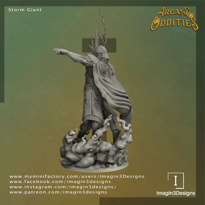 3D Printable Storm Giant by Imagin3Designs