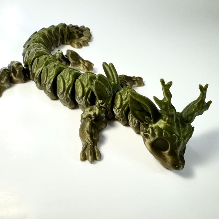 3D Printable Earth Dragon by Teal Cat Creative