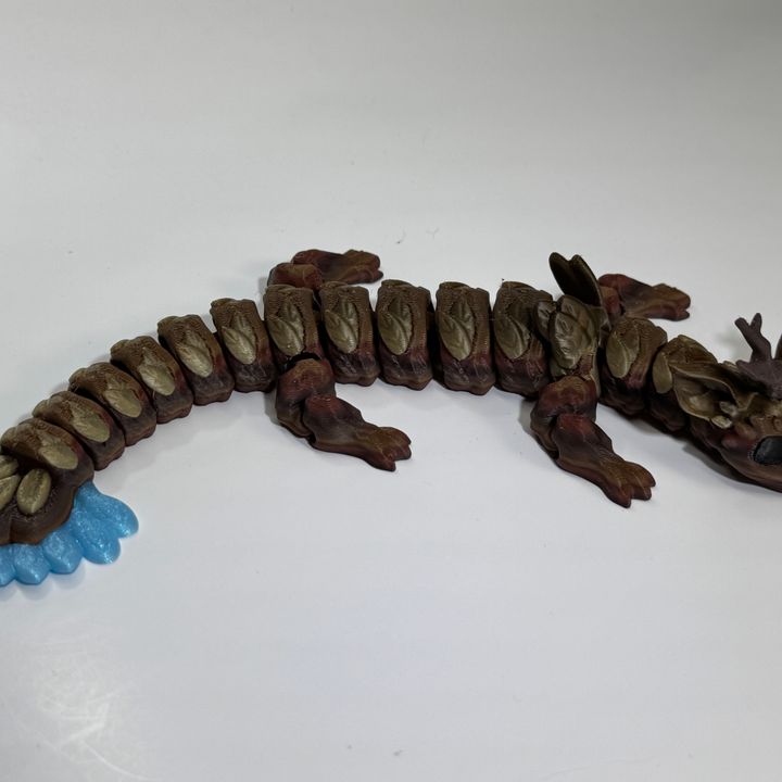 3D Printable Earth Dragon by Teal Cat Creative
