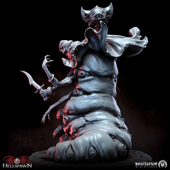 3D Printable Hellspawn - Part 3: The Demon Grubs by Bestiarum Miniatures