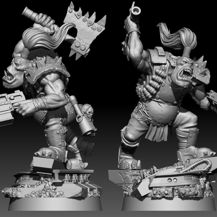 3D Printable Orc boy by alex__tool