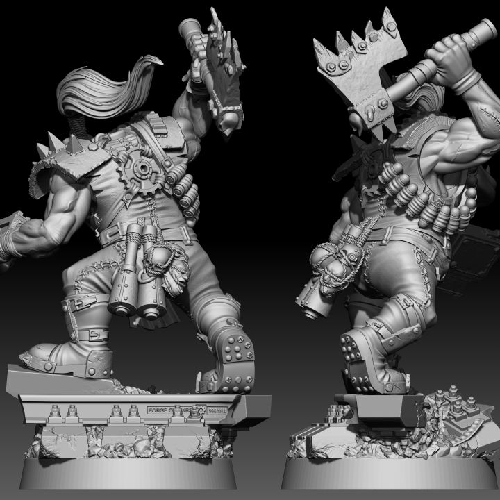 3D Printable Orc boy by alex__tool