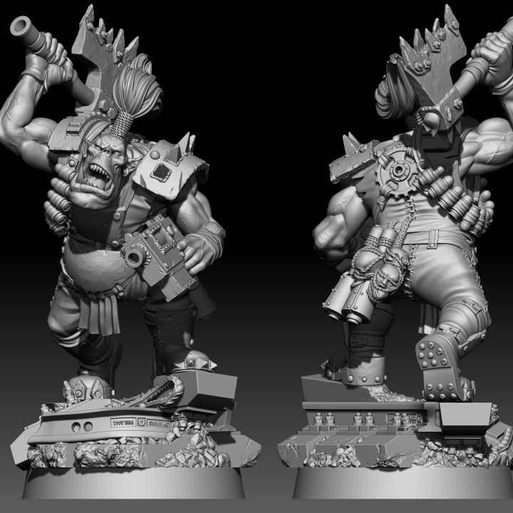 3D Printable Orc boy by alex__tool