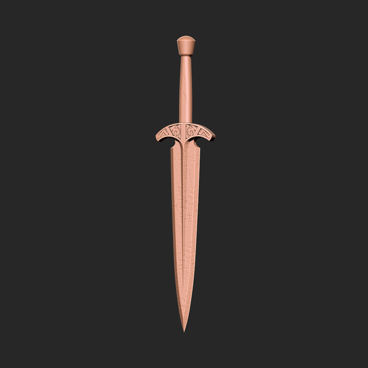 3D Printable Skyrim - Steel Dagger 3D Print model by Printhub