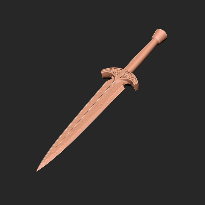 3D Printable Skyrim - Steel Dagger 3D Print model by Printhub