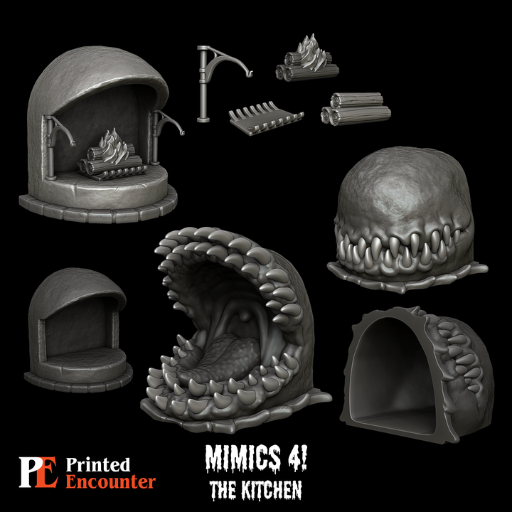 3D Printable Kitchen Hearth Mimic by Printed Encounter