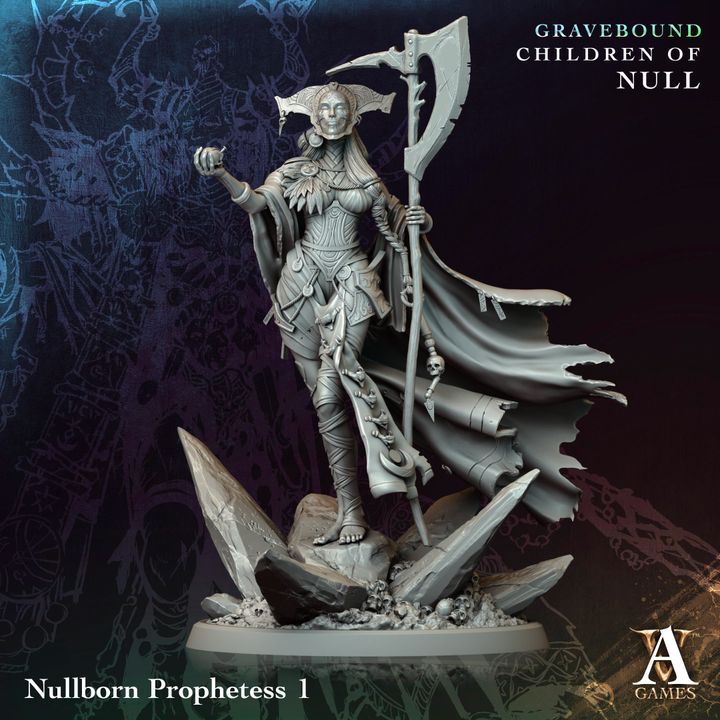 3D Printable Gravebound - Children of Null - Bundle by Archvillain Games