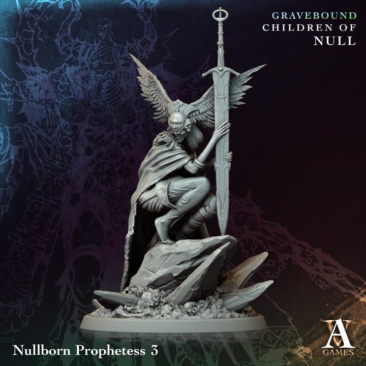 3D Printable Gravebound - Children of Null - Bundle by Archvillain Games
