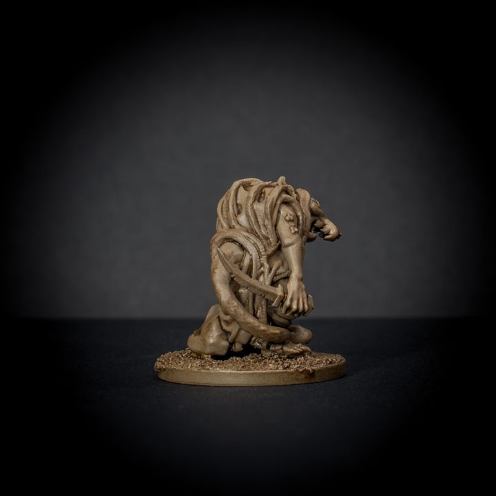 3D Printable Vermin Ratman 2 by Knucklebones Miniatures