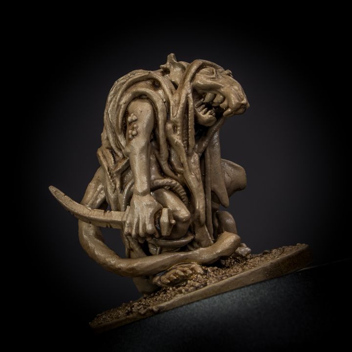 3D Printable Vermin Ratman 2 by Knucklebones Miniatures