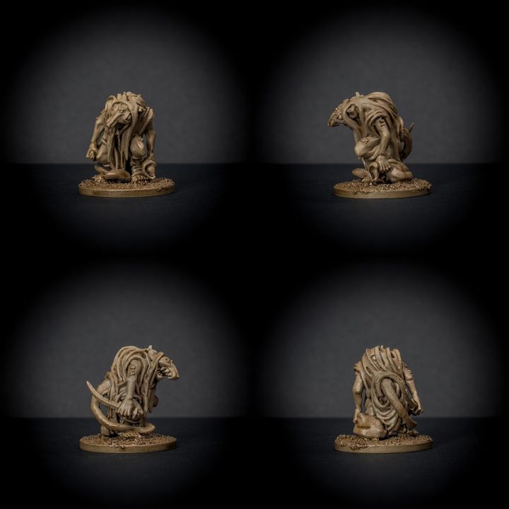 3D Printable Vermin Ratman 2 by Knucklebones Miniatures