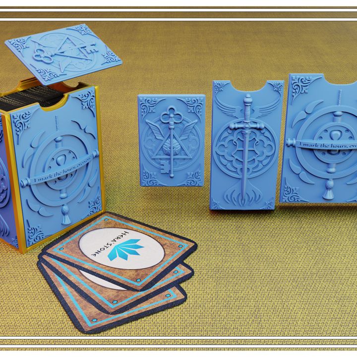 3D Printable Wizard card holder by Crosslances