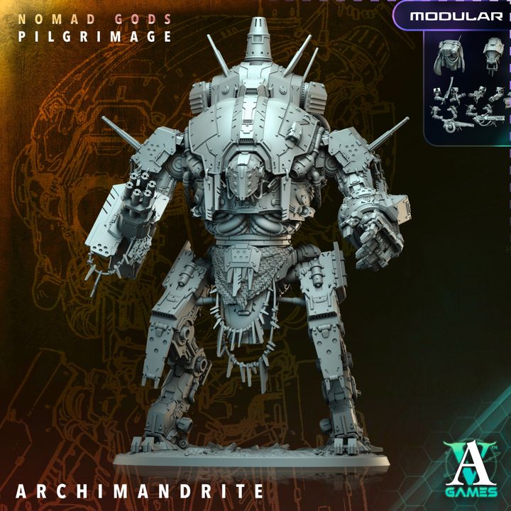 3D Printable Nomad Gods - Pilgrimage - Bundle by Archvillain Games