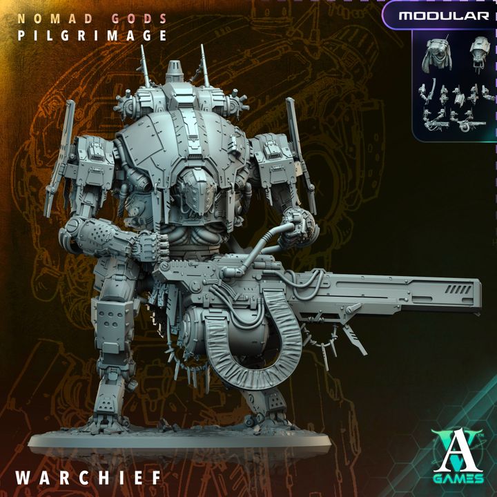 3D Printable Nomad Gods - Pilgrimage - Bundle by Archvillain Games