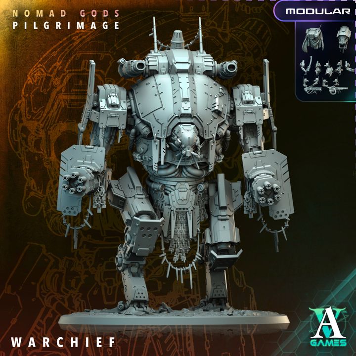 3D Printable Nomad Gods - Pilgrimage - Bundle by Archvillain Games