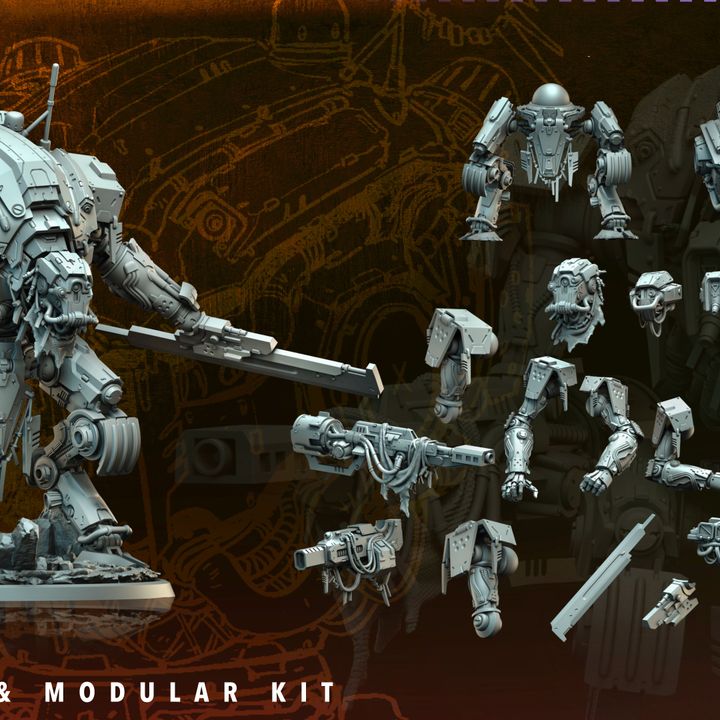 3D Printable Nomad Gods - Pilgrimage - Bundle by Archvillain Games