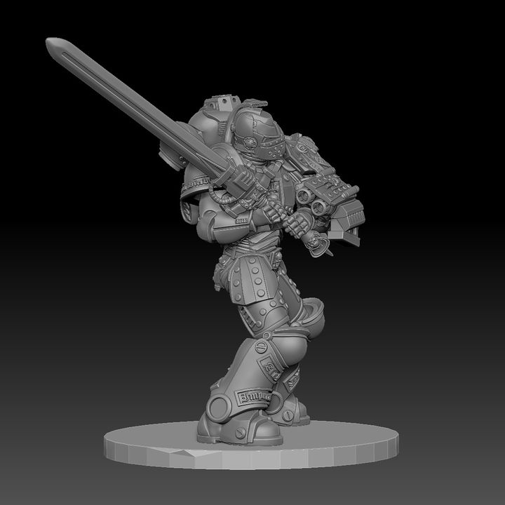 3D Printable Steel Sanctifier 6 by Silent Gil