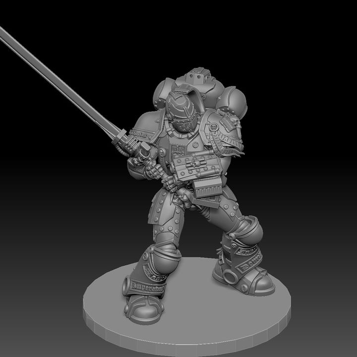 3D Printable Steel Sanctifier 6 by Silent Gil