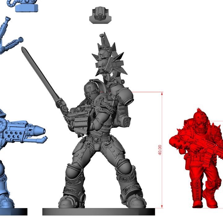 3D Printable Steel Sanctifier 6 by Silent Gil